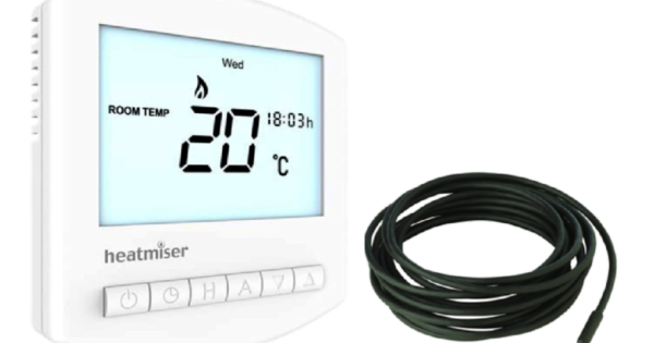 Heatmiser Slimline Thermostat v4 with Floor Probe